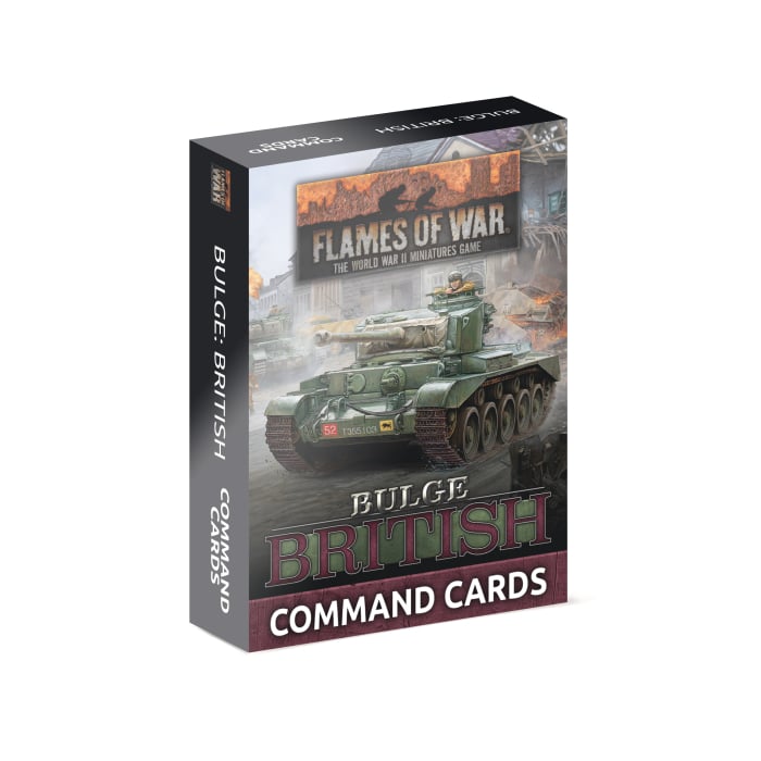 Flames of War Bulge British Command Cards (58x Cards) – Griffons Lair ...