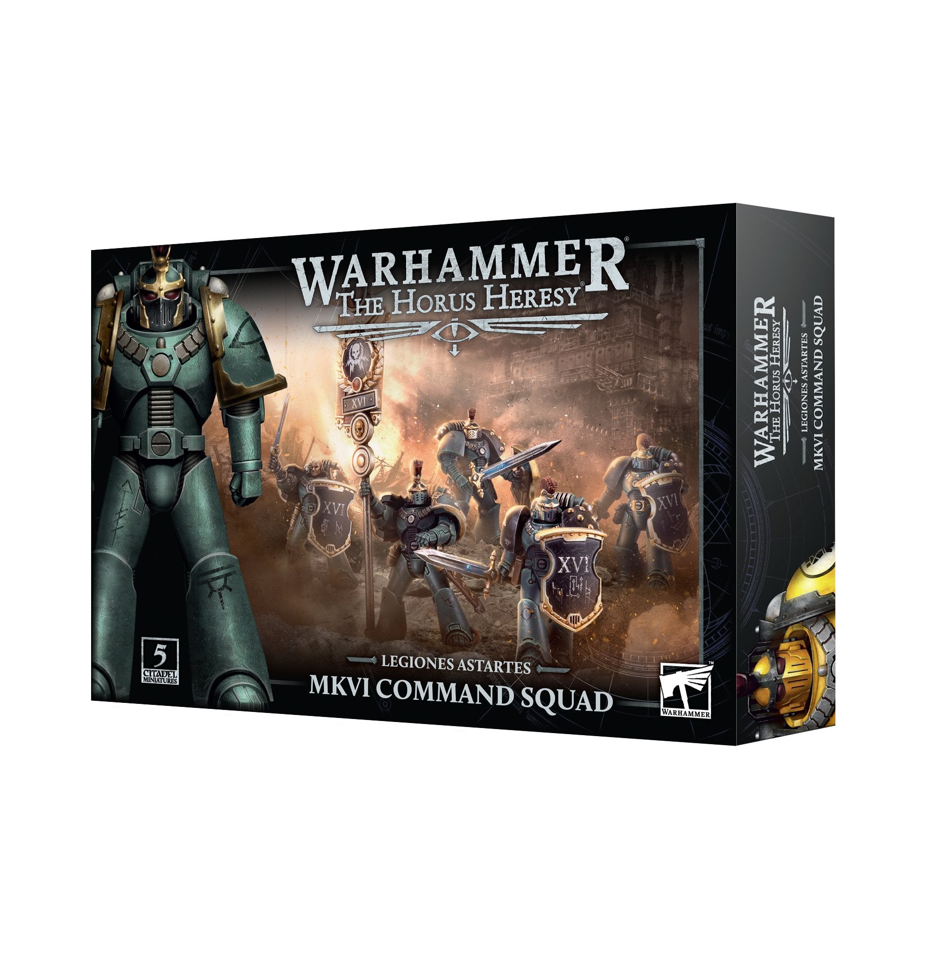 Horus Heresy Legiones Astartes MKVI Command Squad – Griffons Lair ...